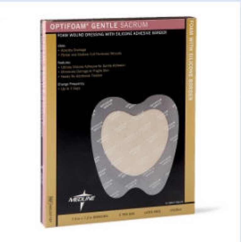 OPTIFOAM GENTLE BORDER ADH DRESSING SACRAL 7X7 5/B | Advanced Care ...